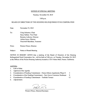 Fillable Online MEMORANDUM - Fresno Housing Authority Fax Email Print ...