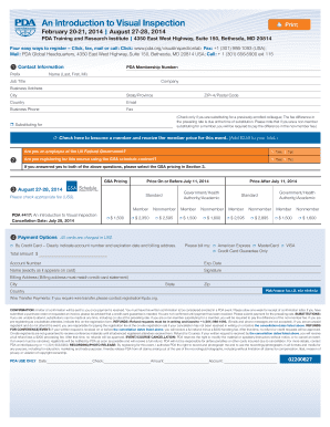 Fillable Online An Introduction to Visual Inspection - PDA Fax Email ...