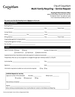 Fillable Online coquitlam CITYDOCS-1167012-v2-Multi ...