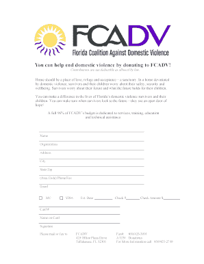 Fillable Online You can help end domestic violence by donating to FCADV ...