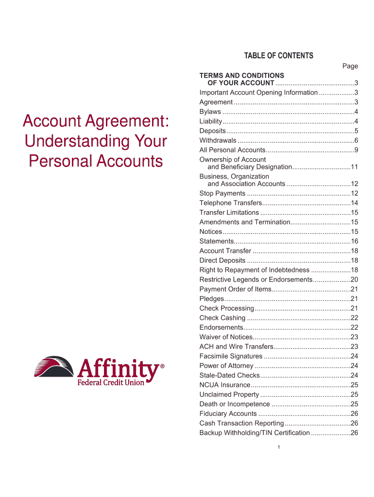 Fillable Online Account Agreement: Fax Email Print - pdfFiller