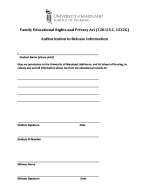 Fillable Online Family Educational Rights and Privacy Act 120 USC Fax Email Print - pdfFiller