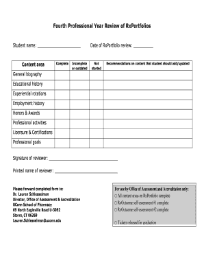 Fillable Online P4 RxPortfolios evaluation formdoc Fax Email Print ...