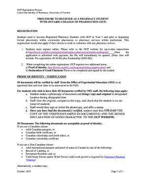 Fillable Online OCP Registration Process Fax Email Print - pdfFiller