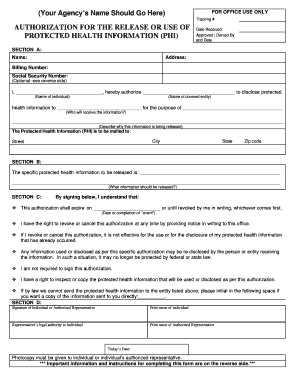 Fillable Online Authorization form generaldoc Fax Email Print - pdfFiller