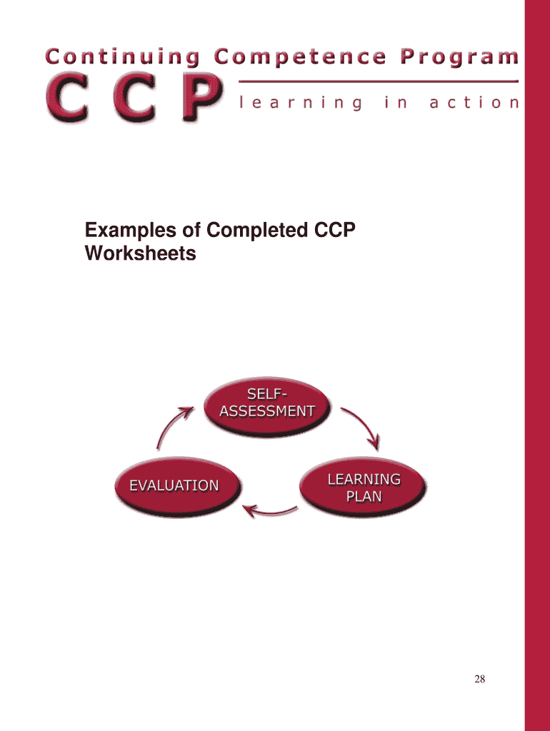 Fillable Online Examples of Completed CCP Fax Email Print - pdfFiller