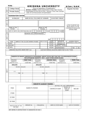 Fillable Online Bcom-BBMApplication Form Fax Email Print - pdfFiller
