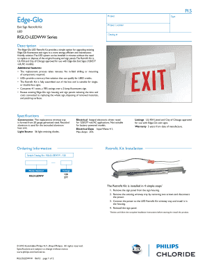 Fillable Online Exit Sign Retrofit Kit Fax Email Print - pdfFiller