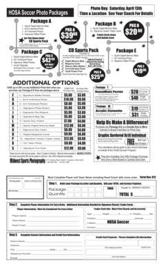 Fillable Online HOSA Soccer Order Form 2013.cdr Fax Email Print - pdfFiller