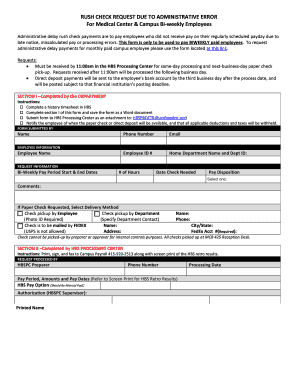 Fillable Online controller ucsf RUSH CHECK REQUEST DUE TO ...