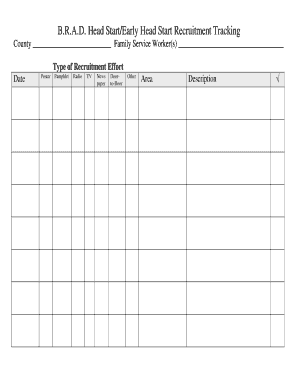 Fillable Online recruitment tracking formdoc Fax Email Print - pdfFiller