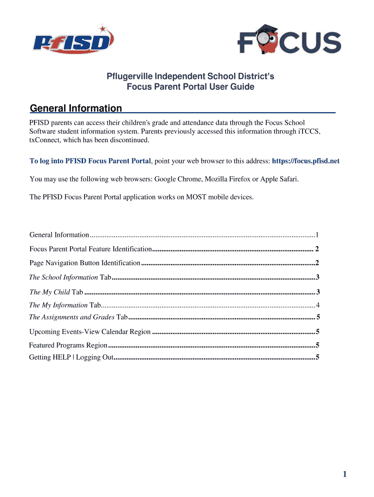 Fillable Online Pflugerville Independent School Districts Fax Email ...