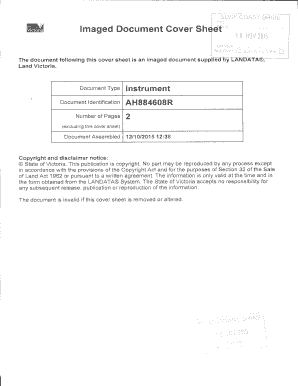 Fillable Online Instrument Document Identification AH884608R Fax Email ...