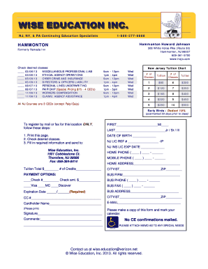 Fillable Online Web Reg Forms 2013 Fax Email Print - pdfFiller