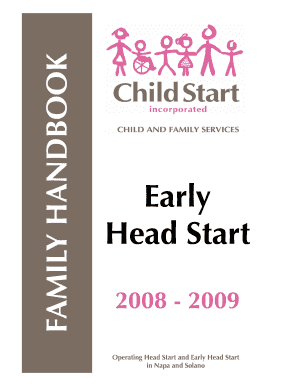 Fillable Online childstartinc Early Head Start - Child Start Inc Fax ...