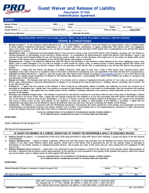 Fillable Online tbcs Guest Waiver and Release of Liability Fax Email ...