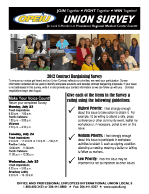 Fillable Online opeiu8 Together FIGHT Together WIN Together UNION ...