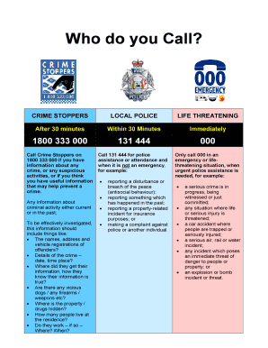 Fillable Online Who do you Call Fax Email Print - pdfFiller