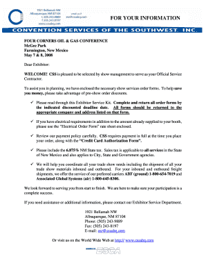 Fillable Online FOR YOUR INFORMATION - Four Corners Oil and Gas Fax Email Print - pdfFiller