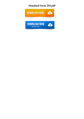 Fillable Online Standard form 254 pdf Fax Email Print - pdfFiller
