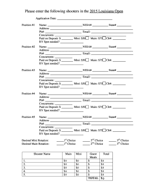 Fillable Online Blank Pre-Registration Formdocx Fax Email Print - pdfFiller