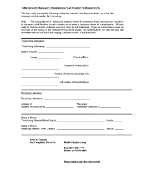 Fillable Online publicsafety tufts TU RAM transfer form - publicsafety ...