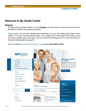 Fillable Online Welcome to My Health Toolkit - Clarke Benefits Fax ...