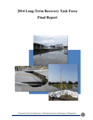 Fillable Online 2014 Long -Term Recovery Task Force Final Report Fax Email Print - pdfFiller