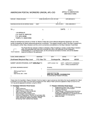 Fillable Online swmbal APWU-Step2-form.docx Fax Email Print - pdfFiller