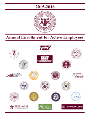 Fillable Online Annual Enrollment for Active Employees Fax Email Print ...