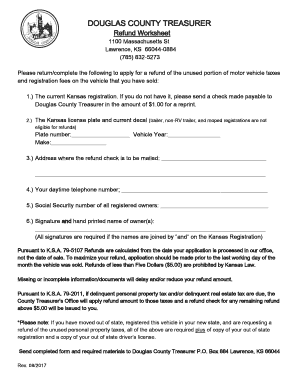 Fillable Online Refund Worksheet Fax Email Print - pdfFiller