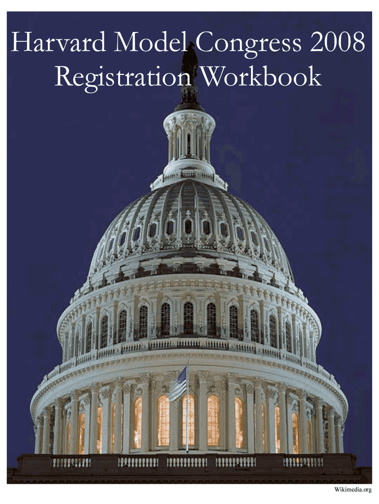 Fillable Online harvardmodelcongress Harvard Model Congress 2008 ...