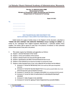 Fillable Online lbsnaa gov Lal Bahadur Shastri National Academy of ...