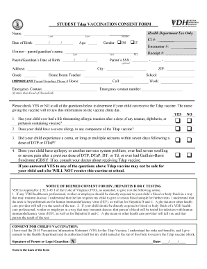 Fillable Online wses iwcs k12 va informed consent for Tdap ...