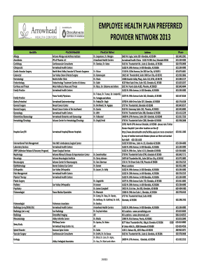 Fillable Online EMPLOYEE HEALTH PLAN PREFERRED Fax Email Print - pdfFiller