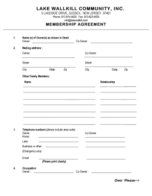 Fillable Online LAKE WALLKILL COMMUNITY, INC Fax Email Print - pdfFiller