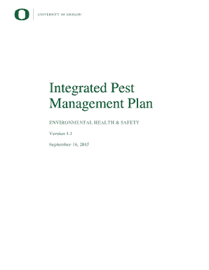 Fillable Online Integrated Pest Management Plan - behsuoregonedub Fax ...