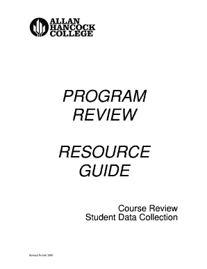 Fillable Online Course Review Resource Guide and Formsdoc Fax Email ...