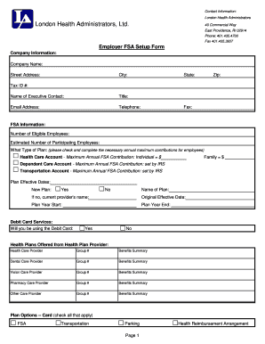 Fillable Online London Health Administrators Ltd 40 Commercial Way East ...