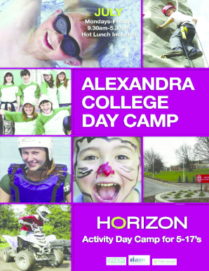 Fillable Online Camp alexandra Fax Email Print - pdfFiller