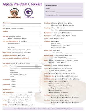 Printable PDF - Mid America Alpaca Foundation - Fill and Sign Printable ...
