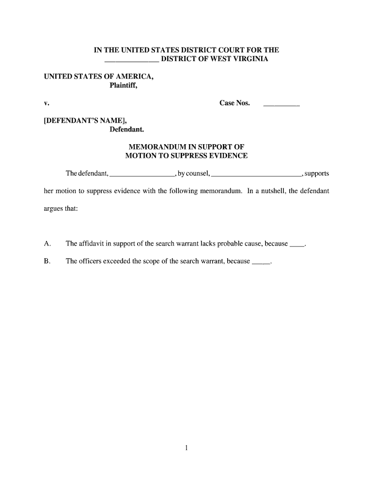 Fillable Online DEFENDANTS NAME, Fax Email Print - pdfFiller