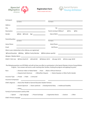 Fillable Online Registration Form (Please complete both sides Fax Email Print - pdfFiller