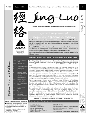Fillable Online acupuncture org Autumn Edition Jing-Luo Jing-Luo ...