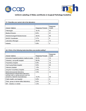 Fillable Online Uniform Labeling of Slides and Blocks in Surgical ...