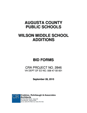 Fillable Online BID FORM Contract 1388-1 General Construction Fax Email ...