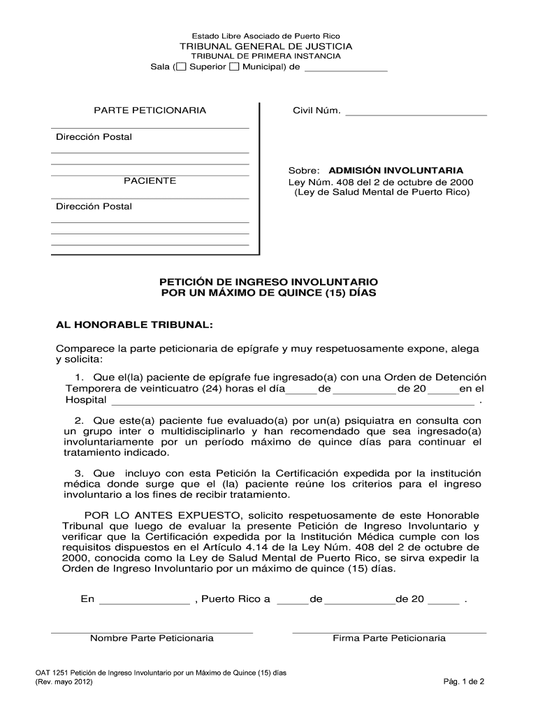 Orden 408 - Fill Online, Printable, Fillable, Blank | pdfFiller