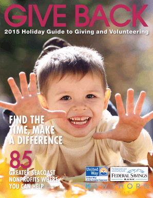 Fillable Online uwgs 2015 Holiday Guide to Giving and Volunteering - uwgs Fax Email Print ...