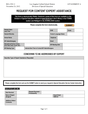 Fillable Online notebook lausd Annual education benefit analysis - Los ...