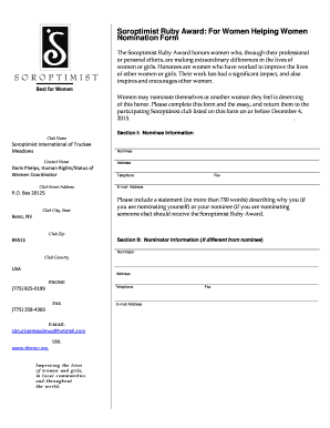 Fillable Online sitmnv Soroptimist Ruby Award For Women Helping Women ...